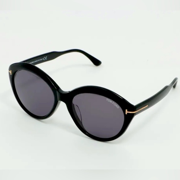 Tom Ford | Accessories | Tom Ford Round Sunglasses Black Tf763f | Poshmark